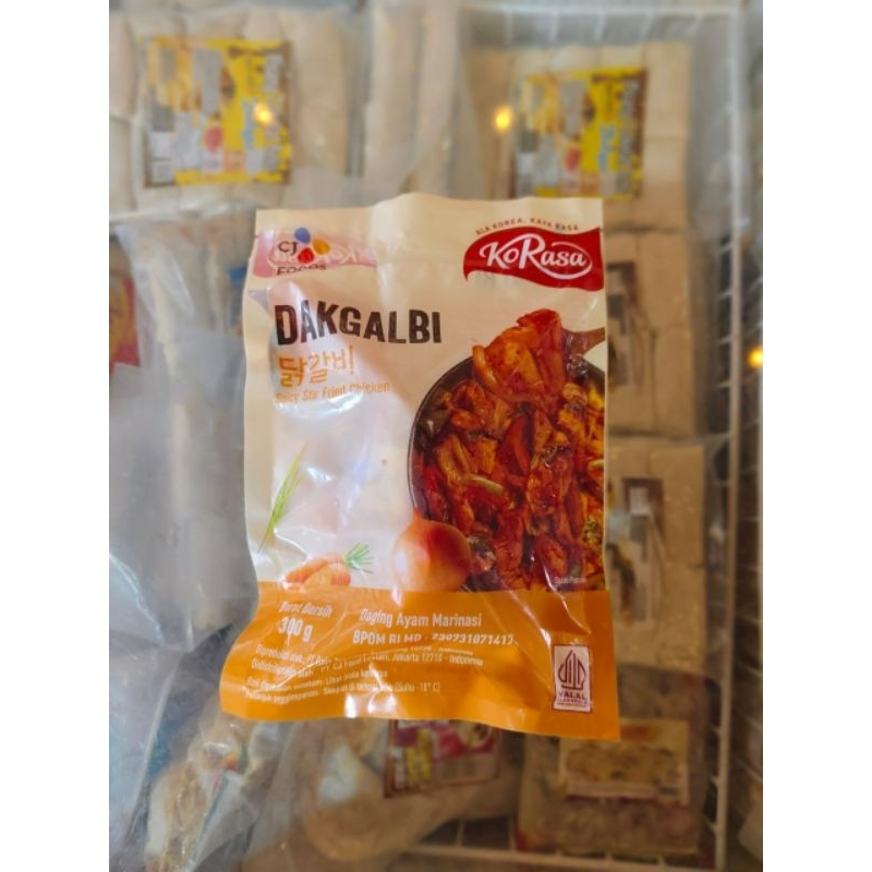 Jual CJ FOODS Korasa Dakgalbi Korean Chicken 300g Daging Ayam Marinasi ...