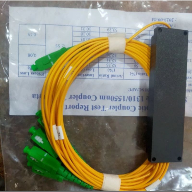 Jual passive splitter 1:4 mini modular type SC APC__splitter 1:4 sc apc ...