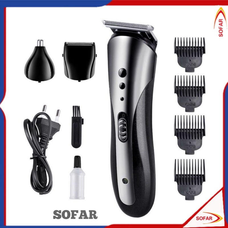 Jual Alat Cukur Rambut Elektrik - Professional Hair Clipper 3in1 Kemei KM 1407 Dan KM 1419 ...