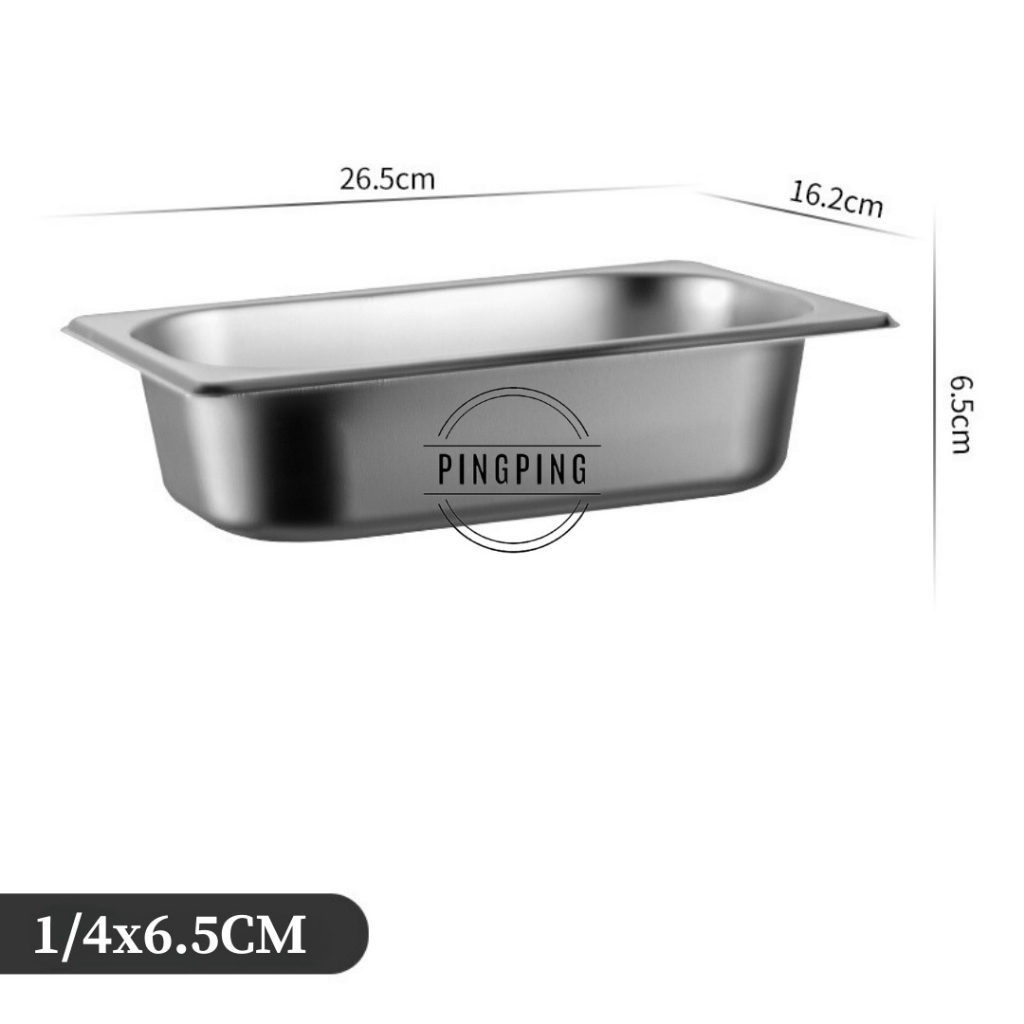 Jual Food pan Stainless steel 1/1x6.5- 1/2x6.5 Food pan Stainless steel ...
