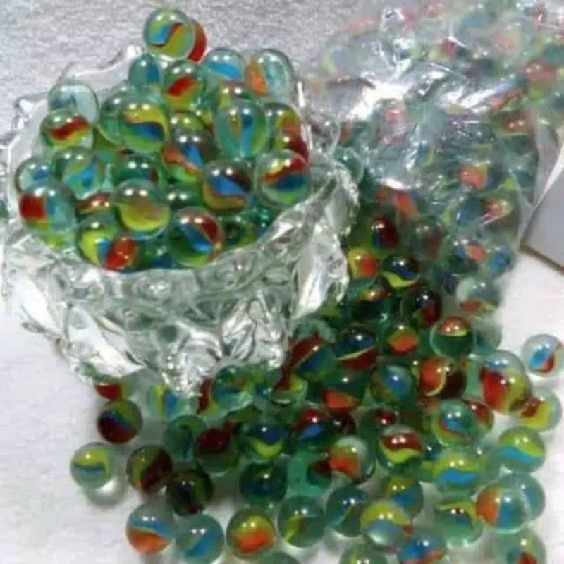 Jual 100 PCS Gundu Campur / Kelereng / Gundu Susu / Gundu Metalik ...