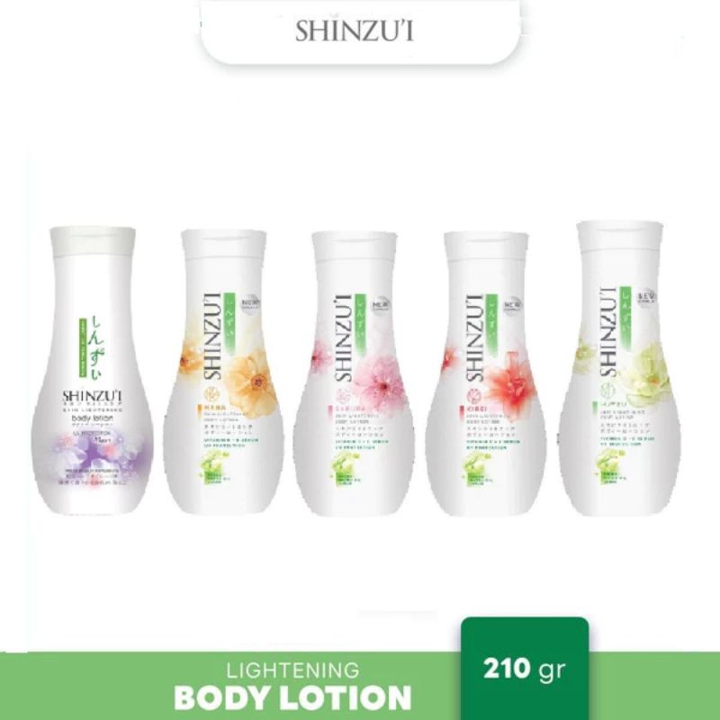 Jual SHINZU'I Skin Lightening Body Lotion Herba Matsu 210ml | Shopee ...