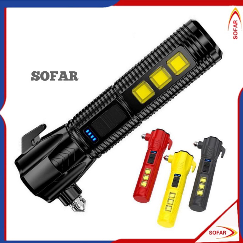 Jual Senter Hazard Mobil Multifungsi Lampu Emergency Senter Hammer ...