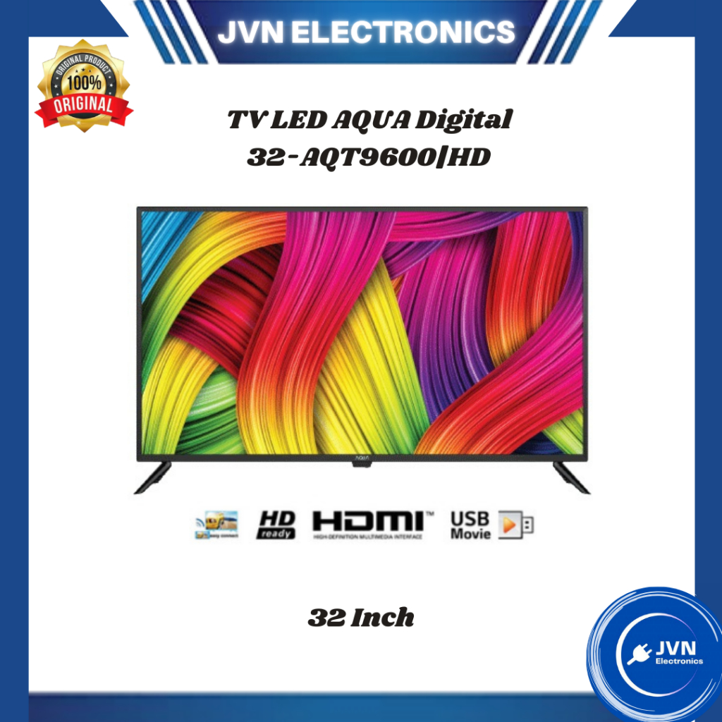Jual TV LED AQUA Digital 32-AQT9600|HD-32inch | Shopee Indonesia