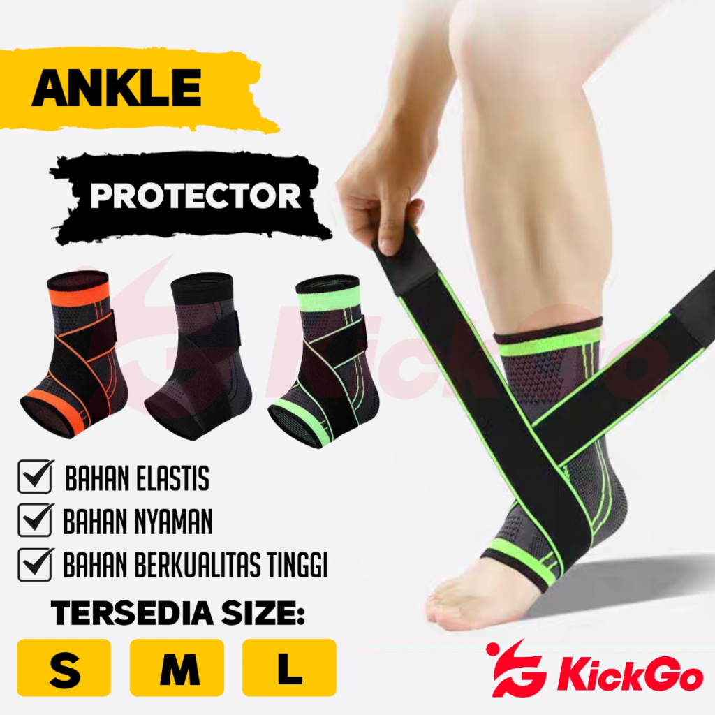 Jual KickGo Ankle Support Deker Pelindung Pergelangan Tumit Engkel Kaki ...