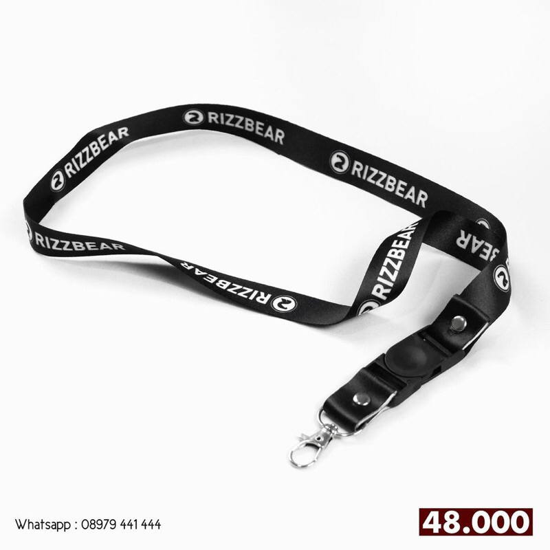 Jual Lanyard Rizzbear Typo Black | Shopee Indonesia