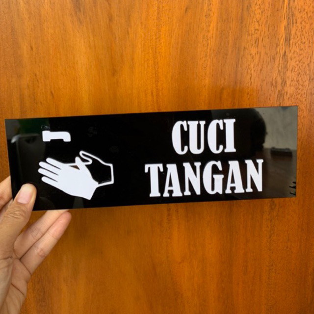 Jual Papan Tulisan | Papan Petunjuk | Papan Sign | Cuci Tangan | Ambil ...