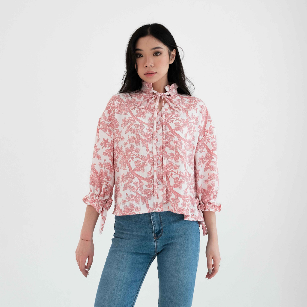 Jual [Tavia] Diora Blouse / Blouse Wanita / Atasan Wanita / Atasan ...