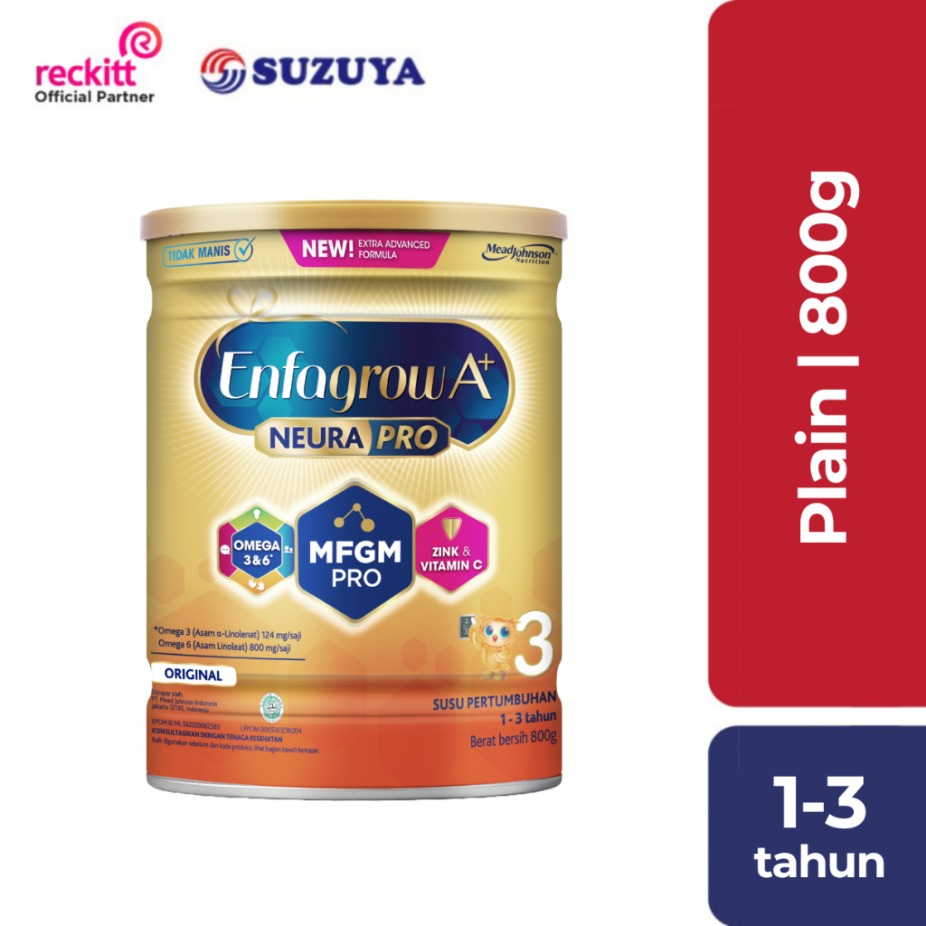 Jual Enfagrow Milk A Plus 3 Original Klg 800G | Shopee Indonesia