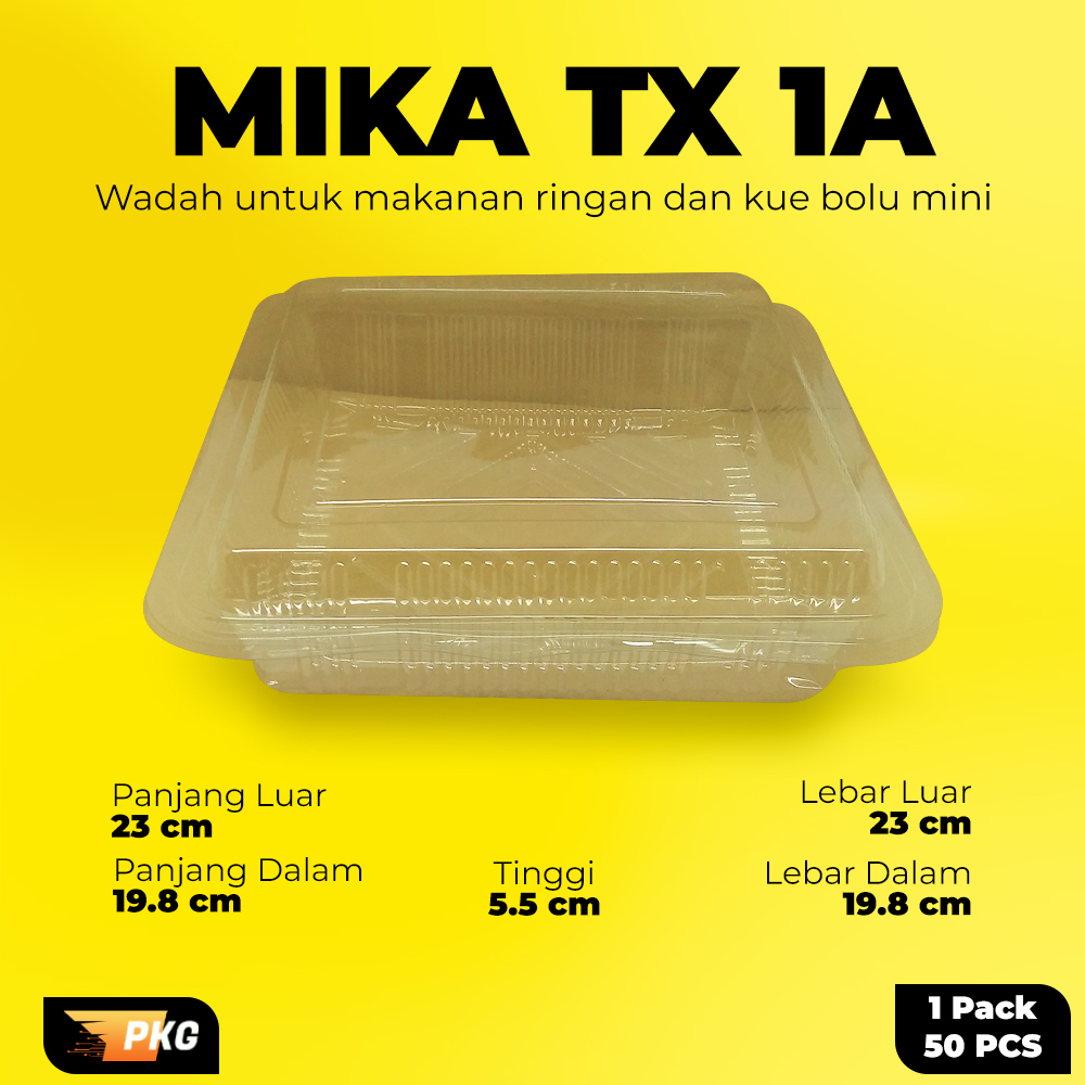 Jual Mika 1A / Mika Kue / Mika Plastik 1A / Tray Mika 1A | Shopee Indonesia