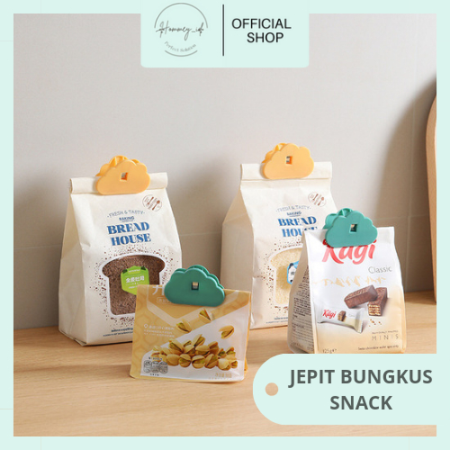 Jual HOMMEY - JEPITAN KANTONG PLASTIK MAKANAN SNACK SEALER FOOD KLIP ...