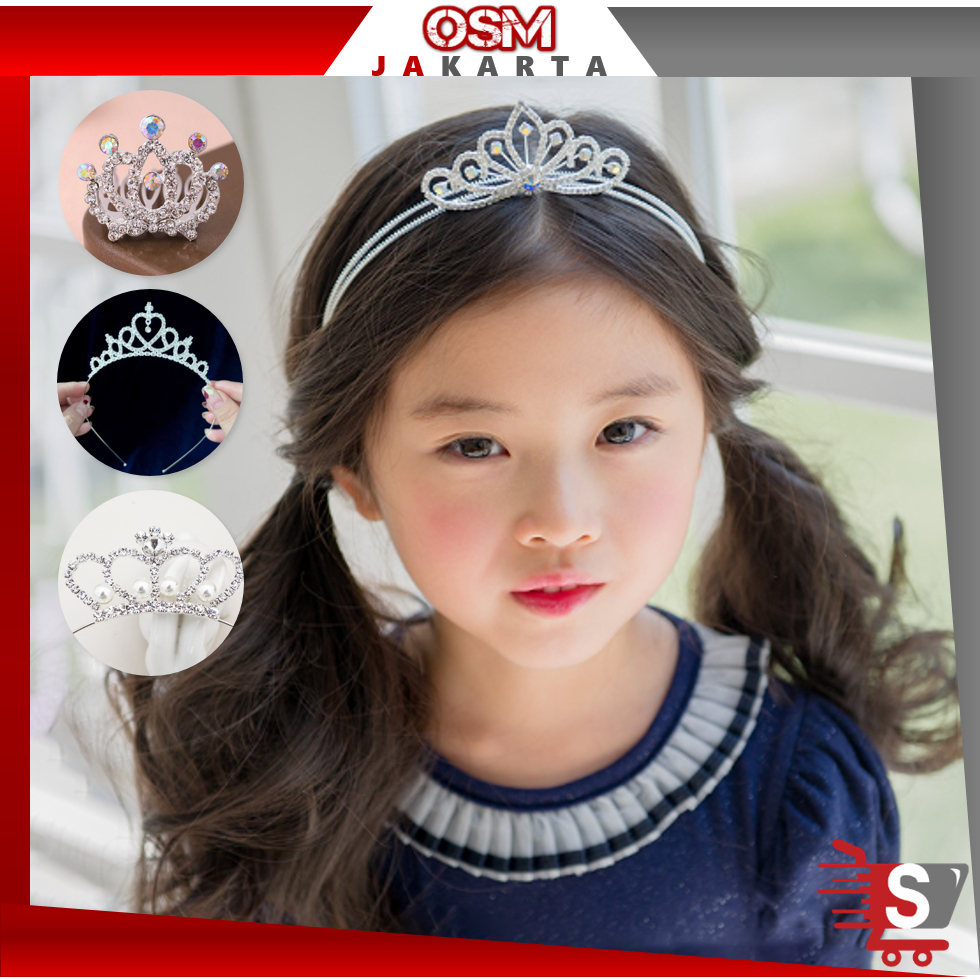 Jual OSM JKT F5951 Bando Tiara Mahkota Anak Remaja / Princess Crown ...