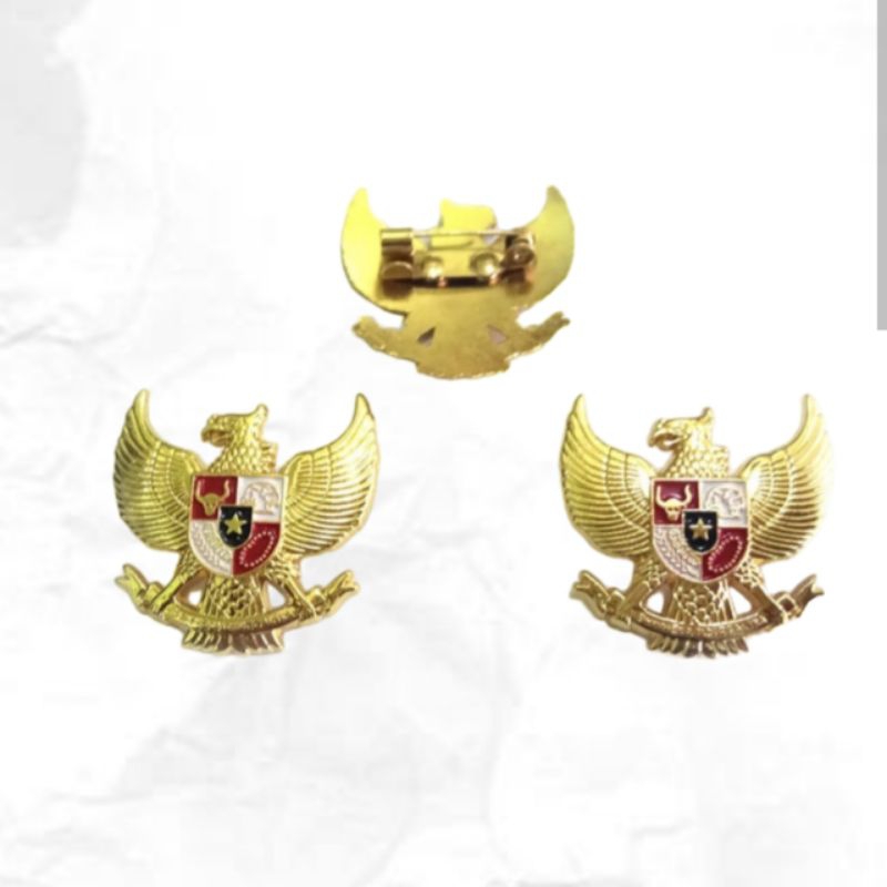 Jual Pin Garuda Lapis Resin Berbagai Ukuran Belakang Peniti | Shopee ...