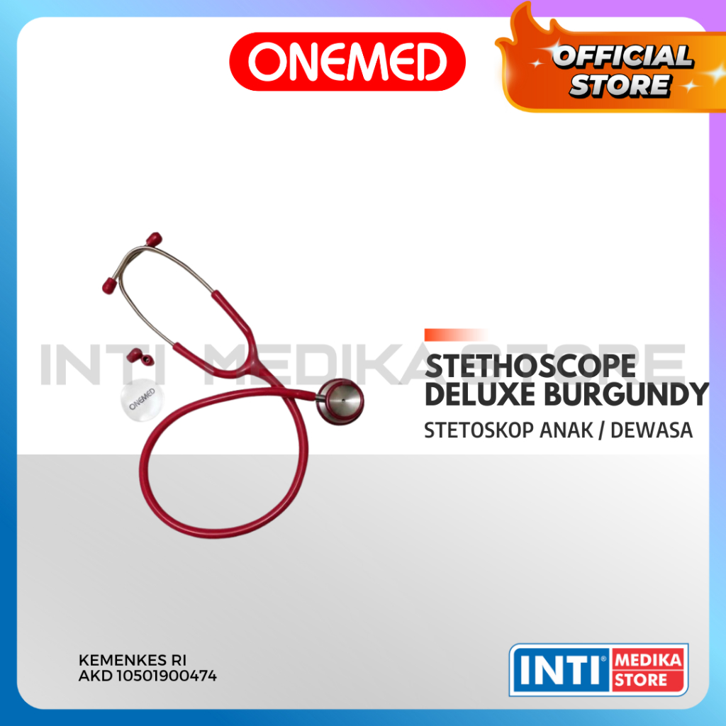 Jual ONEMED - Stethoscope Deluxe Eco-Pack | Stetoskop Anak & Dewasa One ...