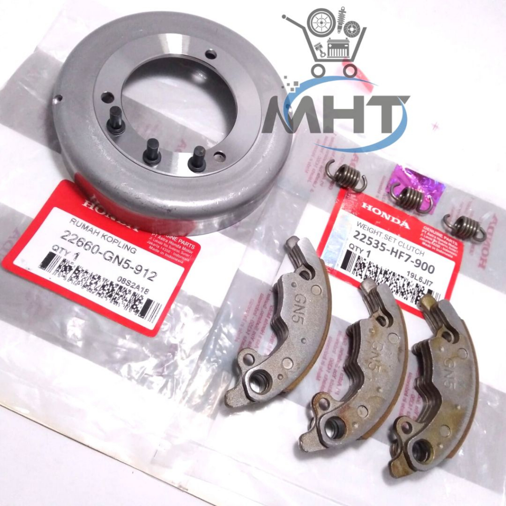 Jual Paket 2 item Gn5 Kampas Ganda Grand Mangkok Kopling Grand.Supra Prima Astrea Lagenda PAKET ...
