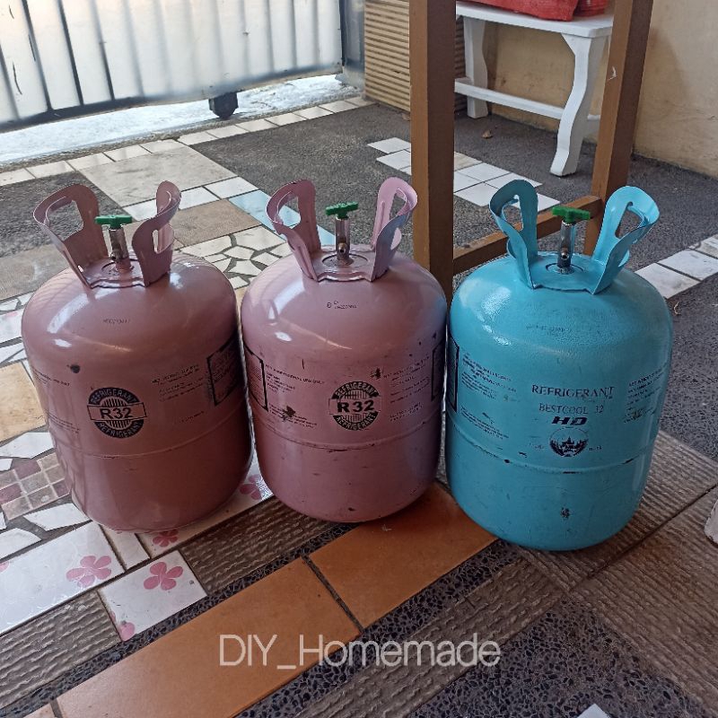 Jual [002] Tabung Tangki Freon Kosong R32, R404, dan R410A Bekas untuk ...