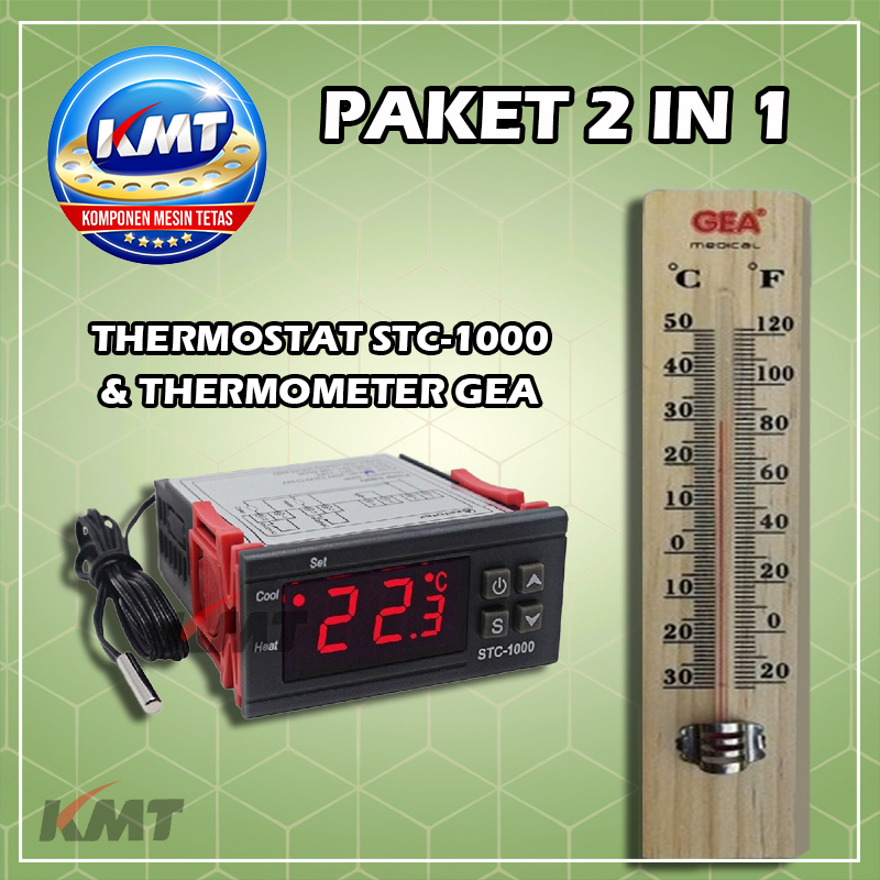 Jual Paket Thermostat Termostat Digital STC-1000 Termometer Thermometer ...