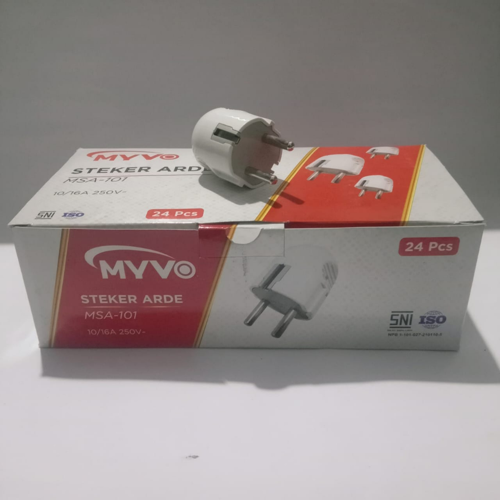 Jual Steker Arde Bulat SNI / Colokan Listrik (Harga 1 Bj) | Shopee ...