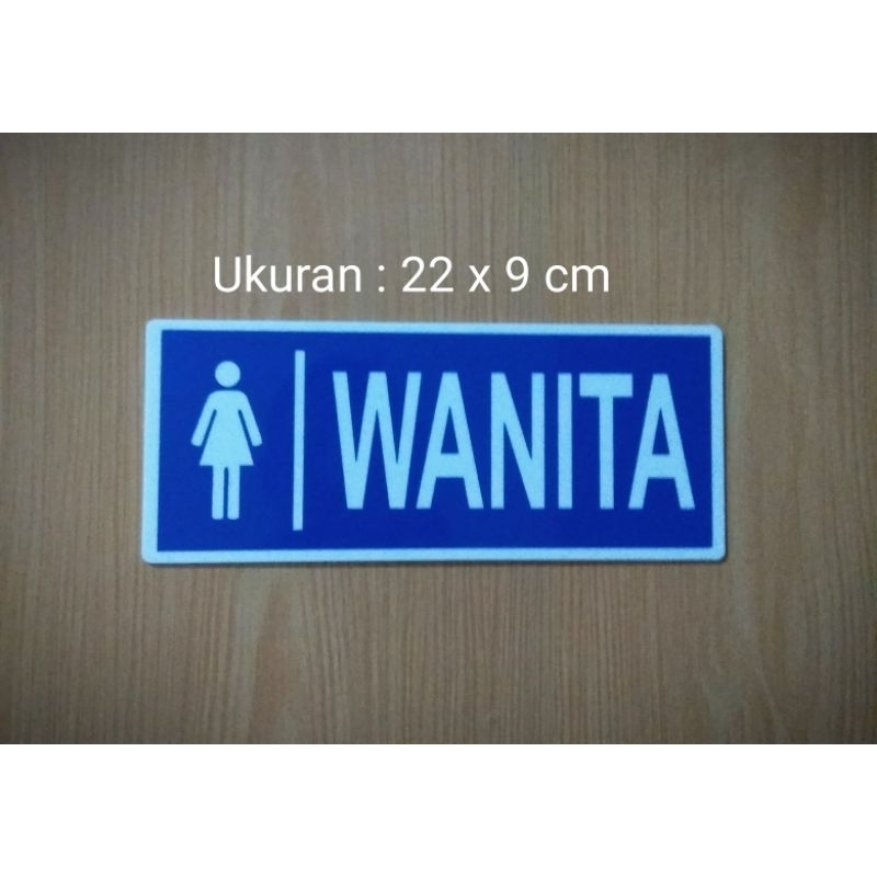 Jual Sign Label Acrylic "LOGO WANITA" Sign Board Akrilik | Shopee Indonesia