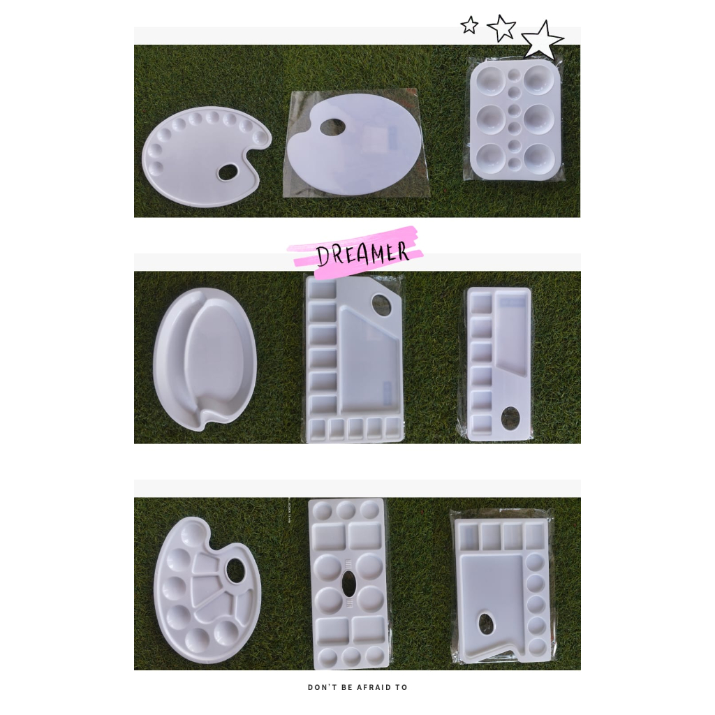 Jual Pallet Lukis Plastik / Palet lukis | Shopee Indonesia