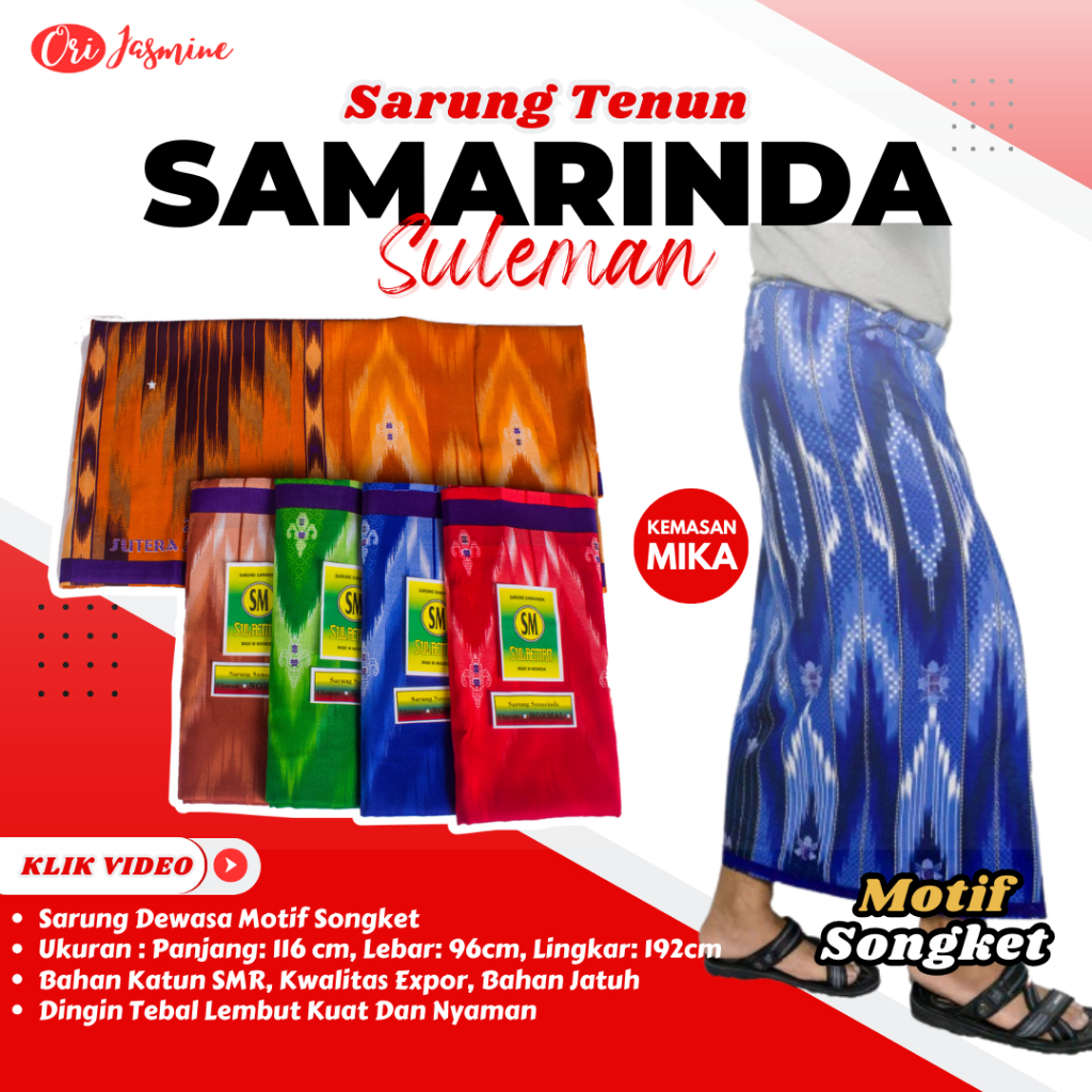 Jual Sarung SAMARINDA SULAEMAN sarung tenun samarinda sarung tenun ...