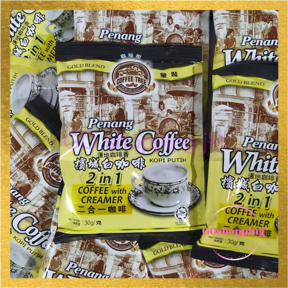 Jual Penang White Coffee 2 in 1 With Creamer Malaysia Sachet | Shopee Indonesia