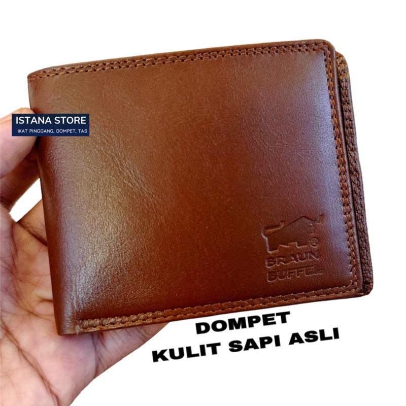 Jual Dompet Kulit Sapi Asli Hitam Dompet Pria Kulit braun buffel ...