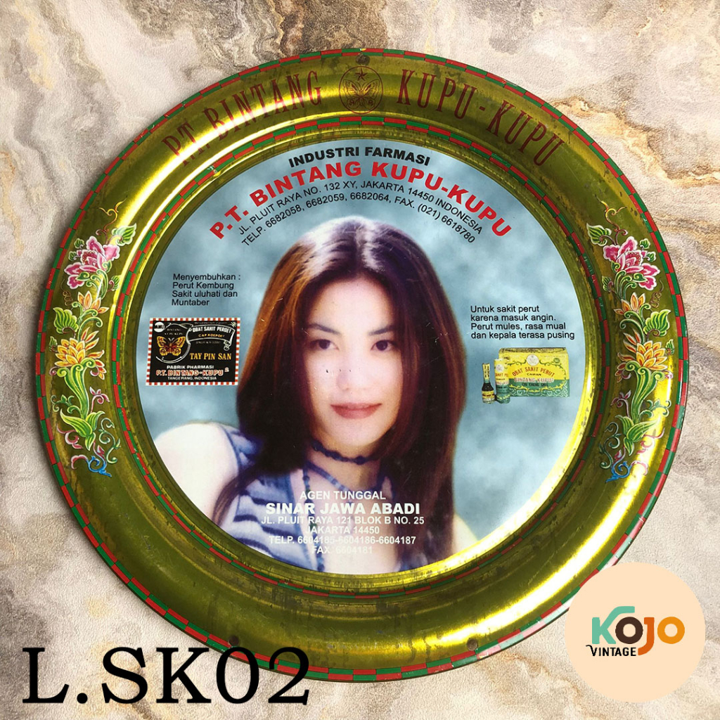 Jual Baki / Nampan Seng Bekas Kalender Harian Jadul Vintage Lawas 1980 ...