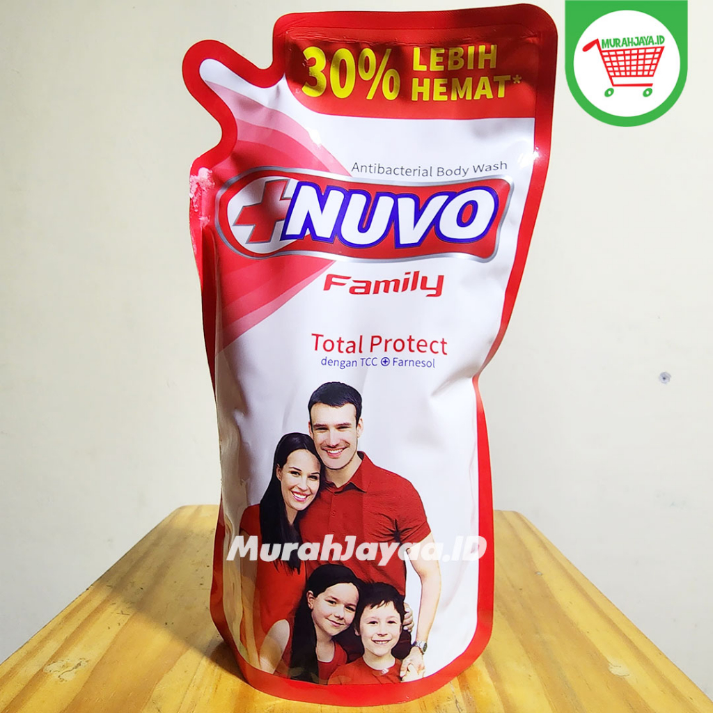 Jual PROMO Nuvo Family Sabun Mandi Cair Merah Pouch 825Ml | Shopee ...
