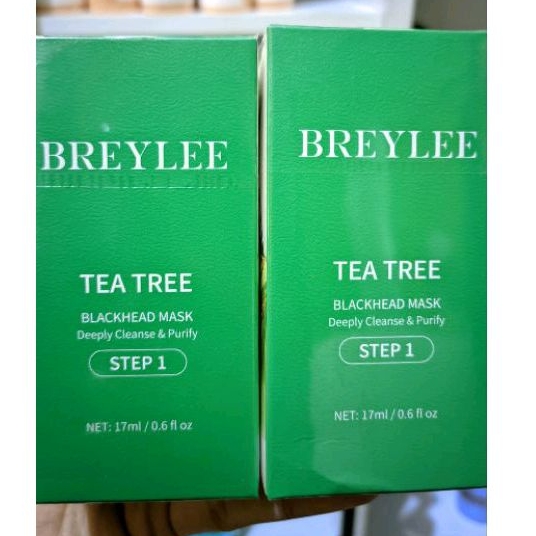 Jual Breilee Tea Tree Blackhead Mask Breylee (STEP 1) Pengangkat dan ...
