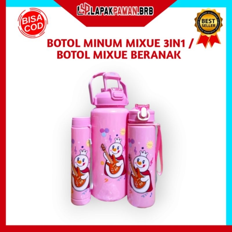 Jual BOTOL MINUM MIXUE 3IN1 / BOTOL MIXUE BERANAK | Shopee Indonesia