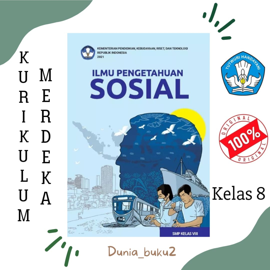 Jual BUKU SISWA IPS KURIKULUM PENGGERAK-MERDEKA KELAS 8 SMP/MTS | Shopee Indonesia