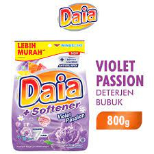 Jual DAIA Deterjen Softener Violet Passion 800gr | Shopee Indonesia