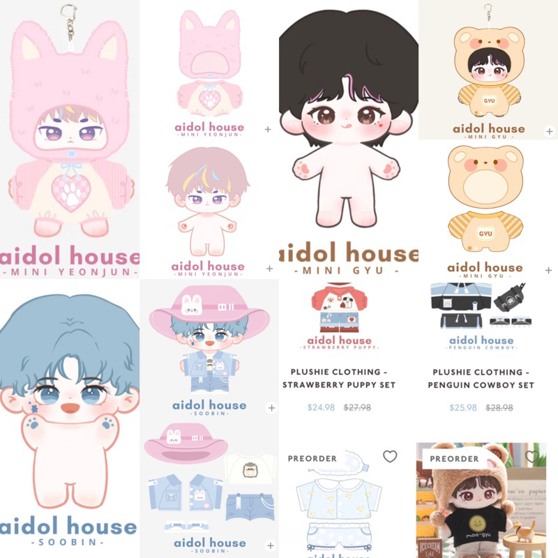 Jual Pre Order Txt Plushie Doll Aidol House Made In Usa Yeonjun Soobin Beomgyu Clothes