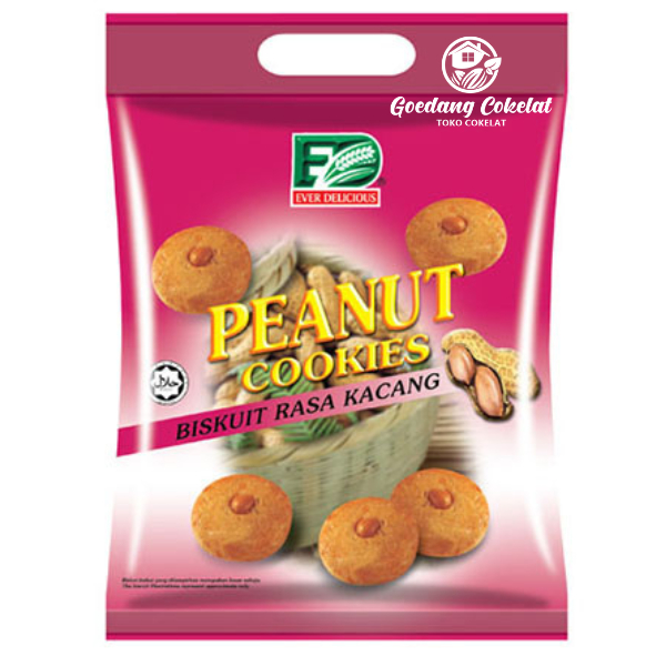 Jual Ever Delicious Cookies 350gram Yam Cheese Chocolate Peanut Green ...
