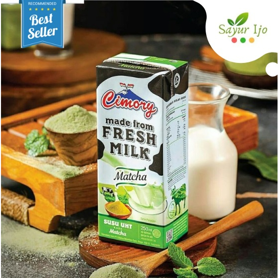 Jual CIMORY Susu UHT Matcha 250 ML Fresh Milk Susu Sapi Segar Teh Hijau ...
