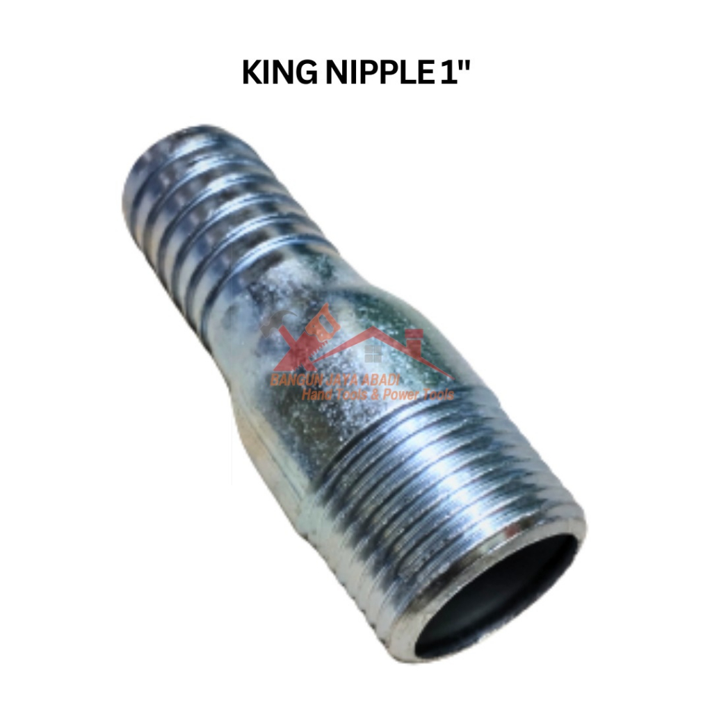 Jual King Nipple 1 Inch Nepel Selang Galvanis Sambungan Pipa Npt 1 ...