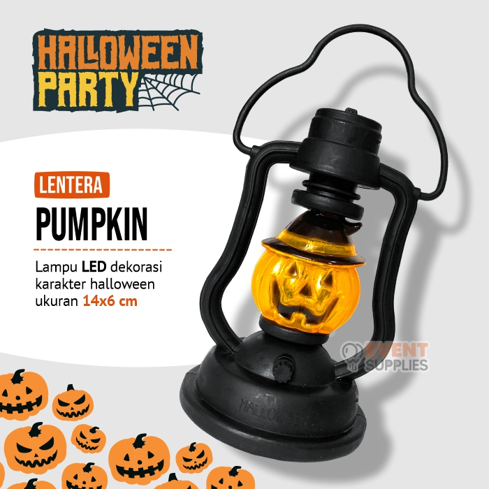 Jual Lentera Halloween Latern Skull Pumpkin Labu Tengkorak Dekorasi ...