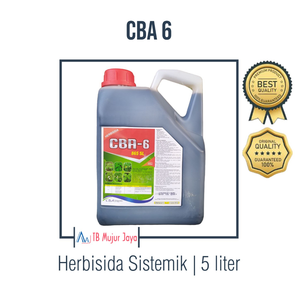 Jual CBA 6 865 SL Dimetil Amina 865 g/l Herbisida Sistemik 5 Liter ...
