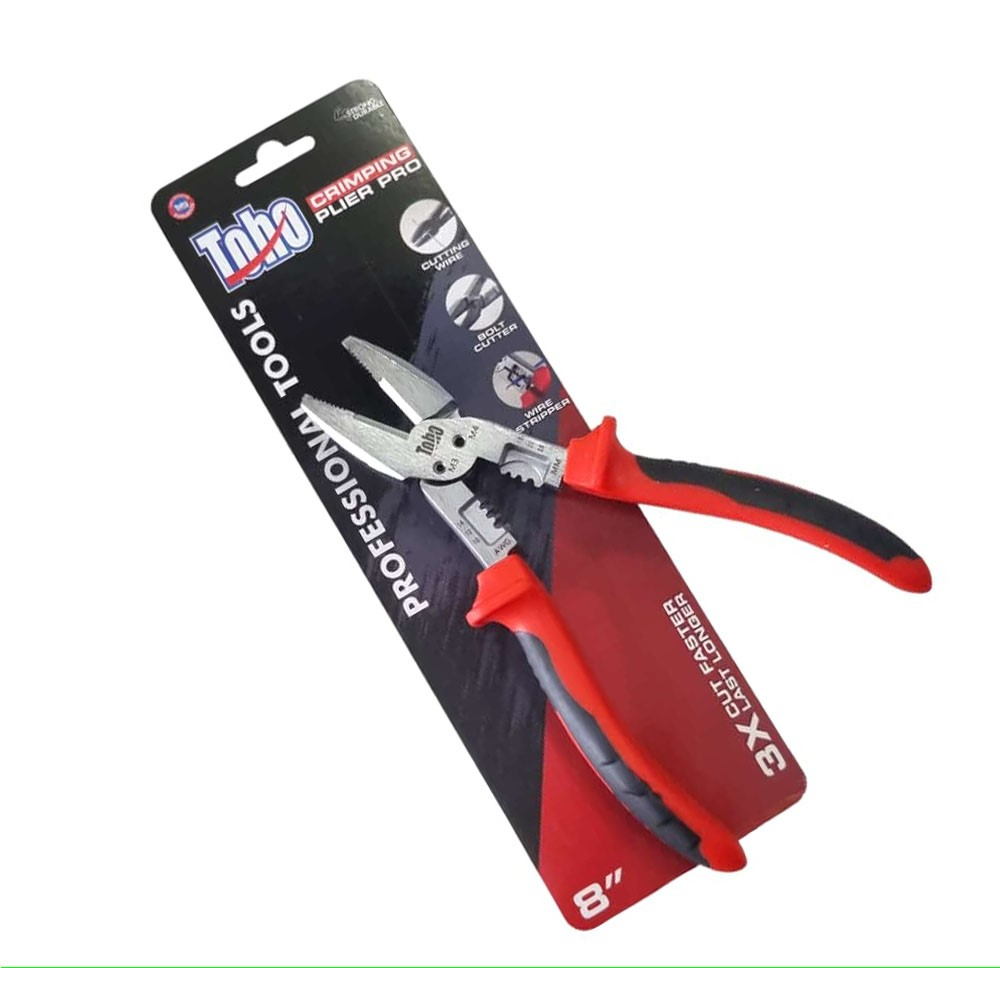 Jual Tang Kombinasi Toho Crimping Pliers PRO 8 Inch Tang Multifunction ...