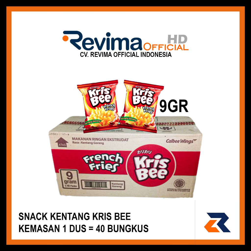 Jual Snack Ciki kentang Goreng KRISBEE Kemasan 1 Dus isi 40 Bungkus ...