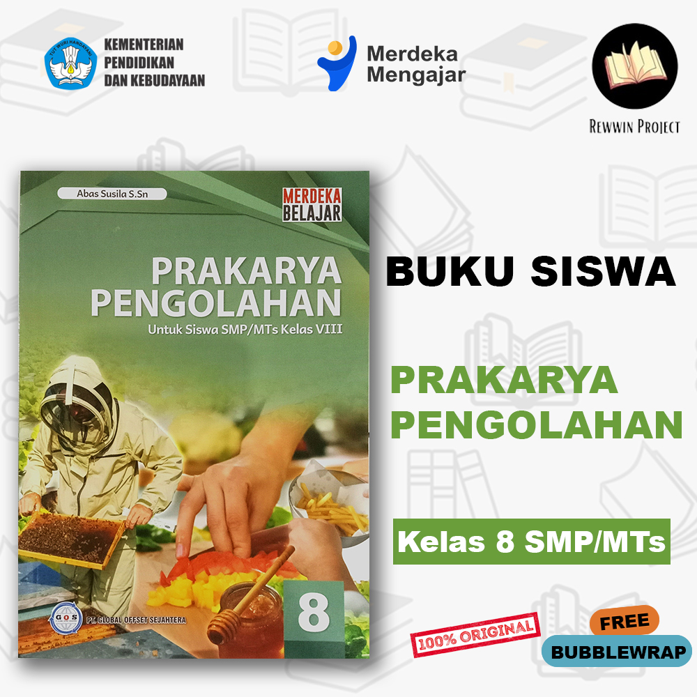 Jual Buku Siswa PRAKARYA PENGOLAHAN Kelas 8 SMP/MTs Kurikulum Merdeka / Penerbit GOS | Shopee ...