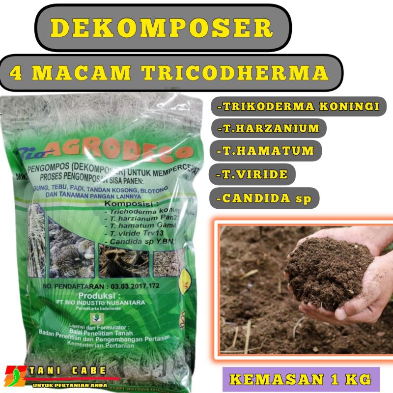 Jual DEKOMPOSER 4 JENIS TRICODERMA - BIO AGRODECO-UNTUK FERMENTASI DAN ...