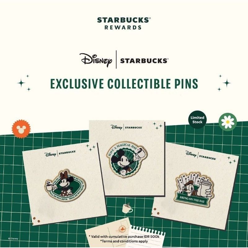 Jual Disney Starbucks Collectible Pins | Shopee Indonesia