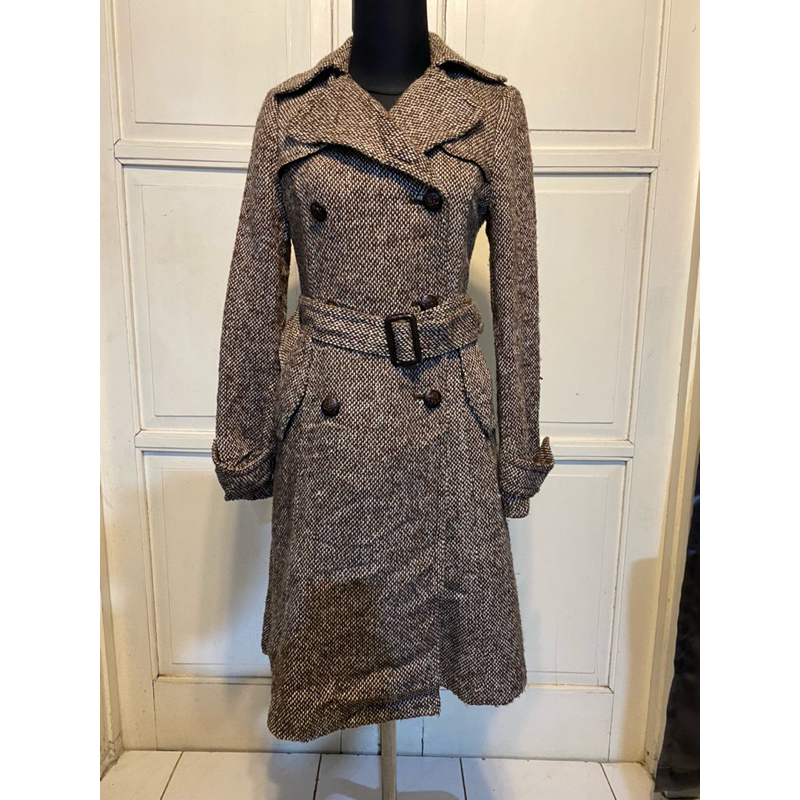 Jual Tweed wol full set/ coat wool | Shopee Indonesia