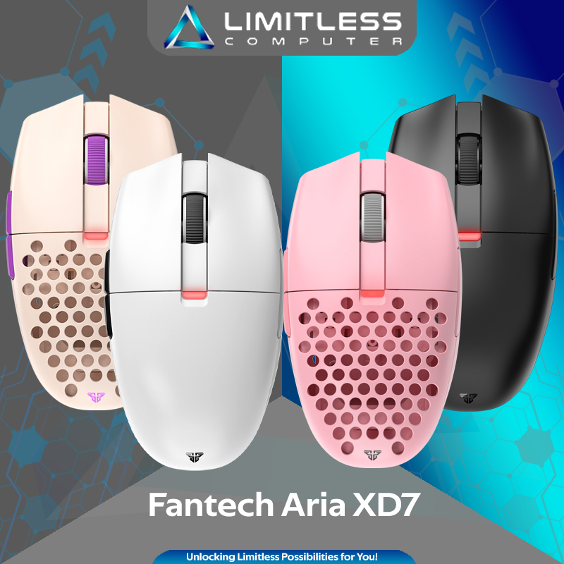 Jual Fantech ARIA XD7 Bluetooth Triple Connection Wireless Mouse Gaming ...