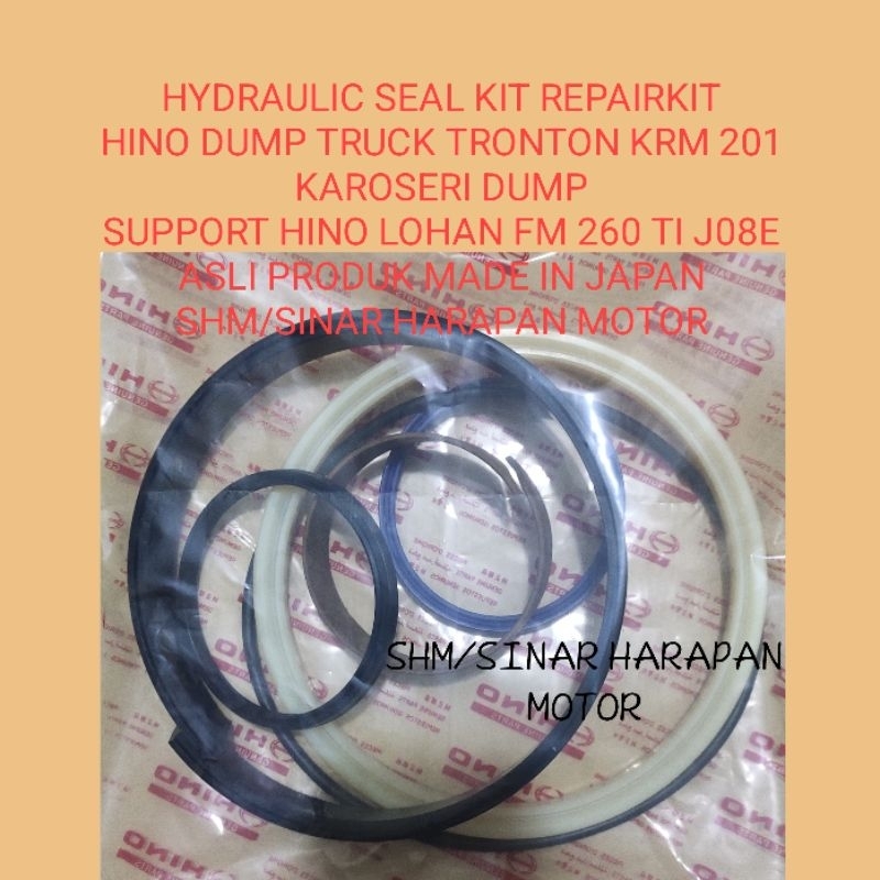 Jual SEAL KIT DUMP HINO LOHAN FM260TI REPAIRKIT SEAL SET HYDRAULIC DUMP ...