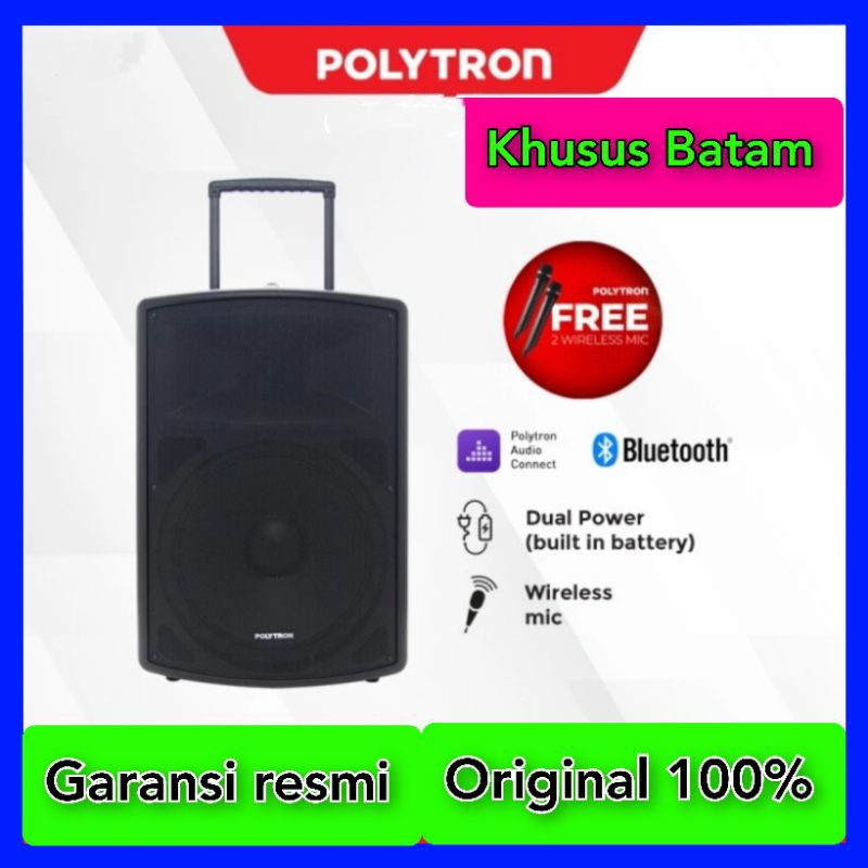 Jual SPEAKER POLYTRON PAS PRO 15F3 15"INCH/SPEAKER TROLLY PORTABLE ...