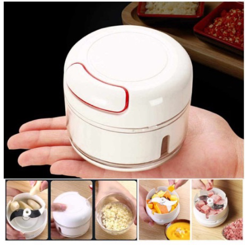 Jual Mini Food Chopper / Blender Tarik Tangan Manual / Speedy Chopper ...