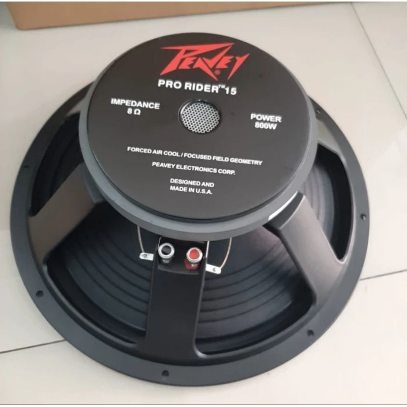 Jual Speaker Komponen PEAVEY PRO RIDER 15 800 Watt 15 Inch | Shopee ...